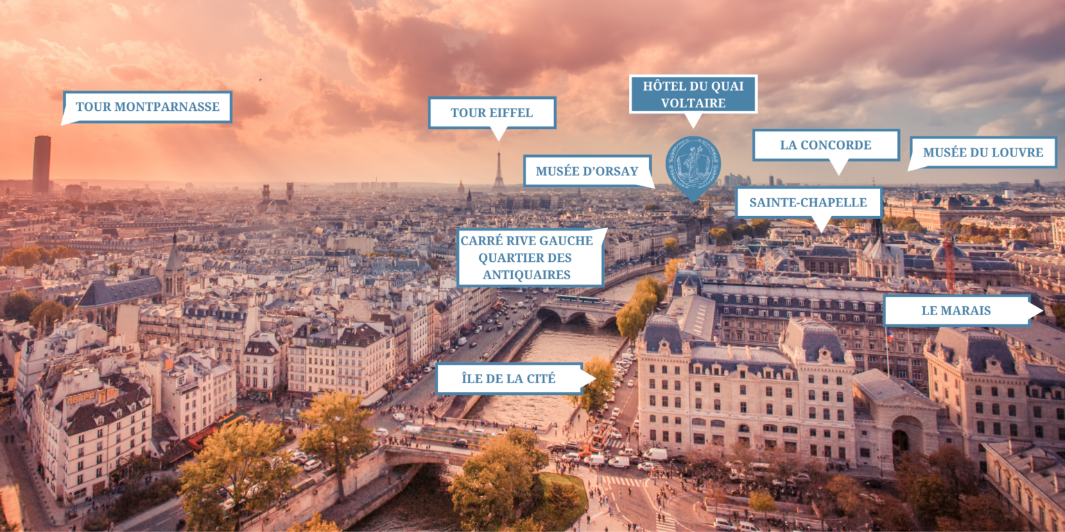 Hotel du Quai Voltaire Paris 07 – Opposite the Louvre – Elegance, calm ...